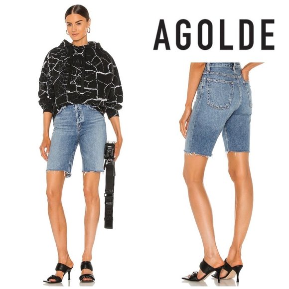 Agolde | Shorts | Nwt Agolde 9s Pinch Waist Short In Marquee | Poshmark